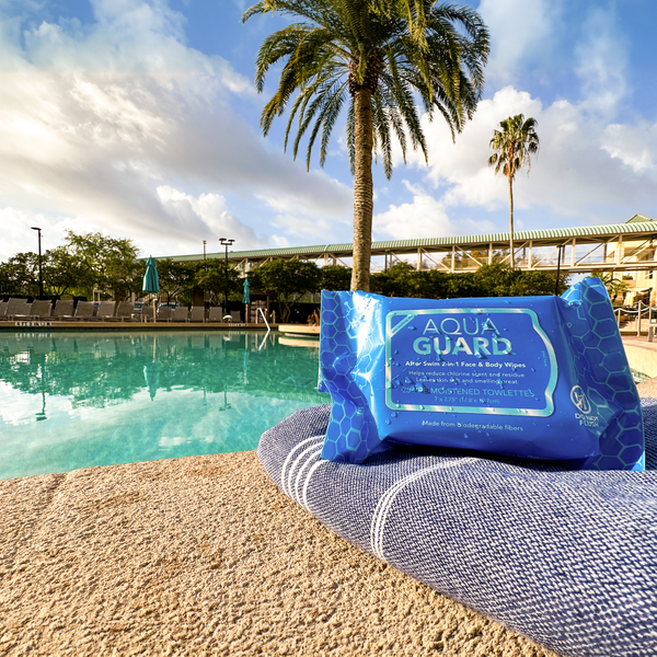 After-Swim Face & Body Wipes - AquaGuard Defense