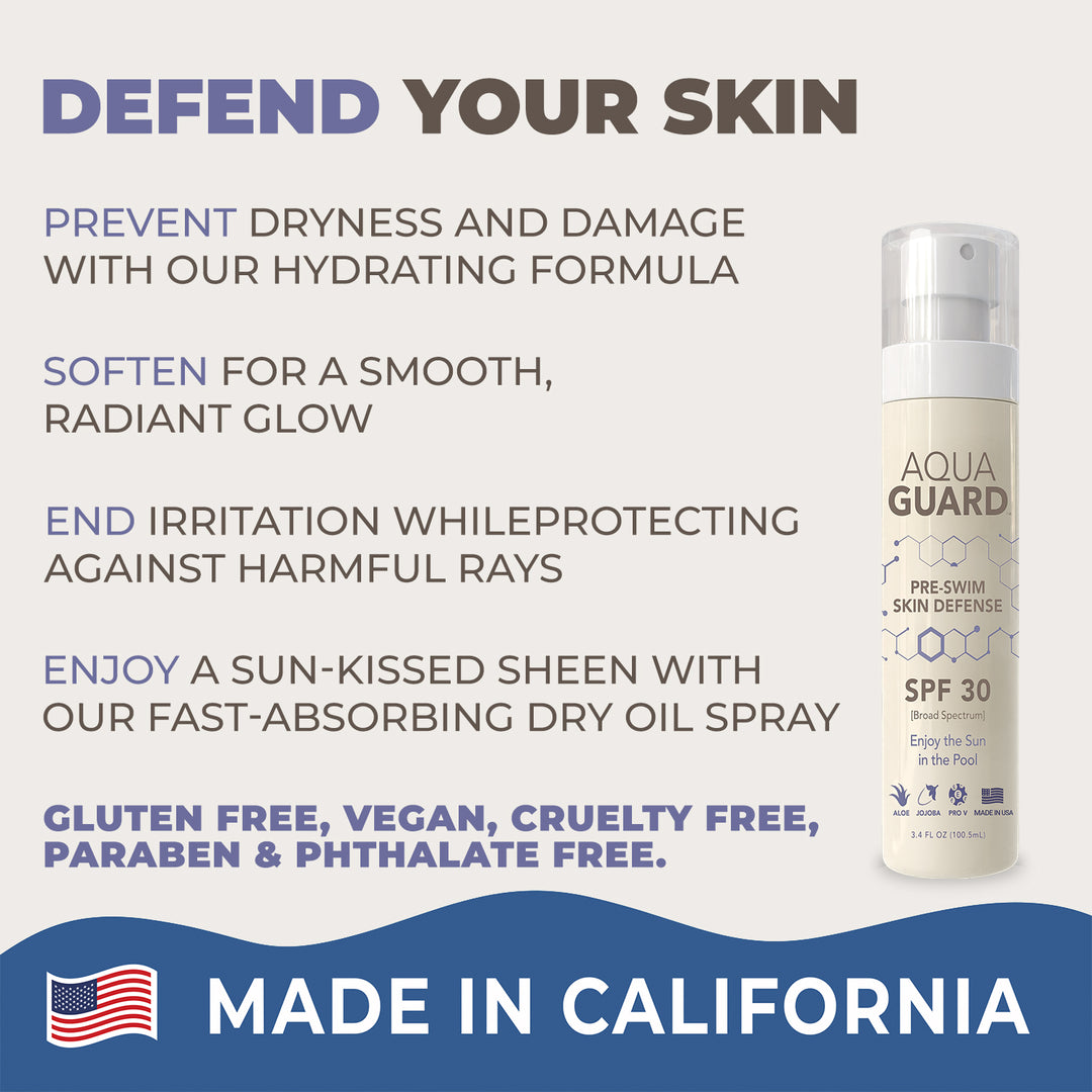 Pre-Swim Hair & Skin – AquaGuard Defense